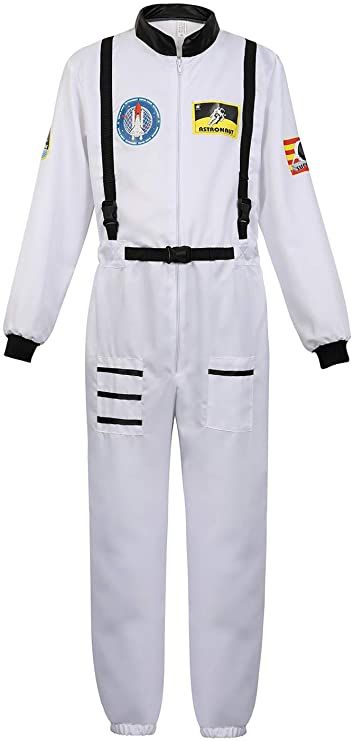 Frawirshau Astronaut Costume Adult Space Suit For Men Role Play Cosplay
