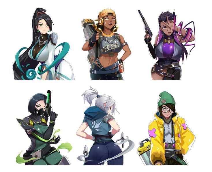 Valorants Girls ~ Whichs Your Favorite In 2021 Character Art