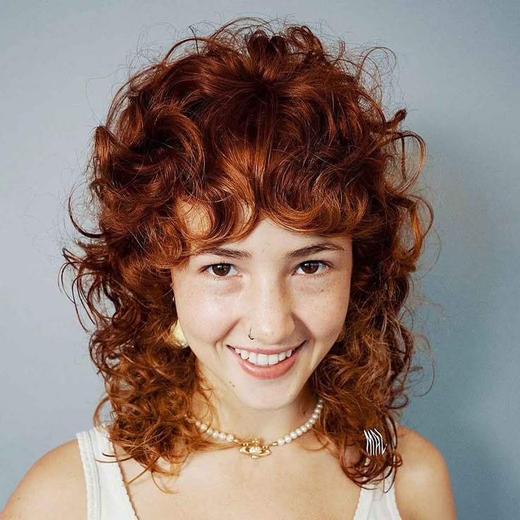 33 Blonde Curly Hair Ideas Trending This Year Curly Shag Haircut Modern Shag Haircut Curly