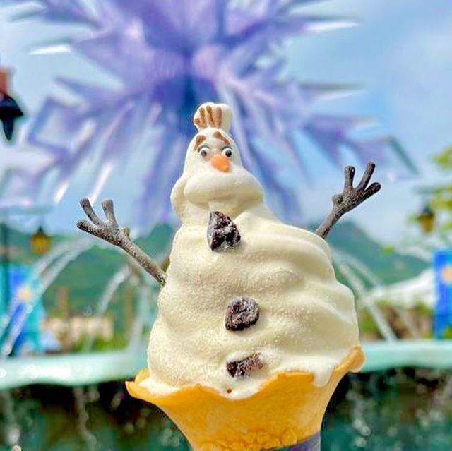 Disney Food Blog On Instagram Olaf Ice Cream Alert ☃️‼️ And Lots More Too ️northern Delights