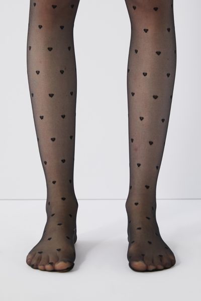 Heart Sheer Tight Tights Heart Tights Cool Tights