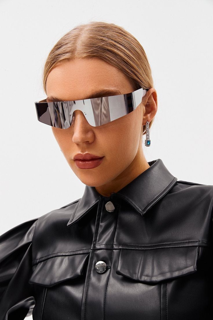 Pin By Vanessa Rui On Techno Unique Sunglasses Stylish Glasses Punk Fashion