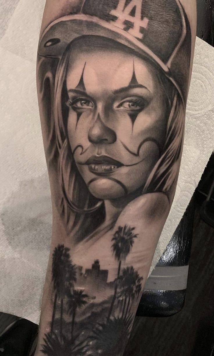 Pin De Shorty Hps En Clown Girl Tatuaje Estilo Chicano Arte Chicano Chicano