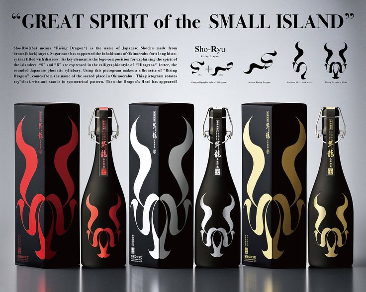 Unique Shochu Bottles Design