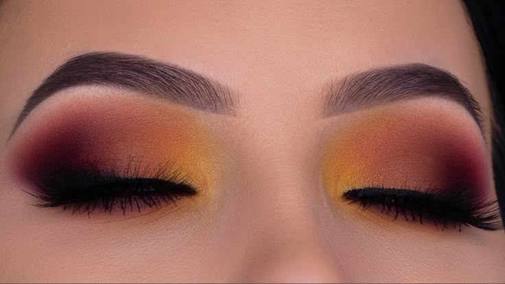 Fall Smokey Eyes Tutorial Autumn Makeup Fall Eye Makeup Eye Makeup Designs Eye Makeup Steps