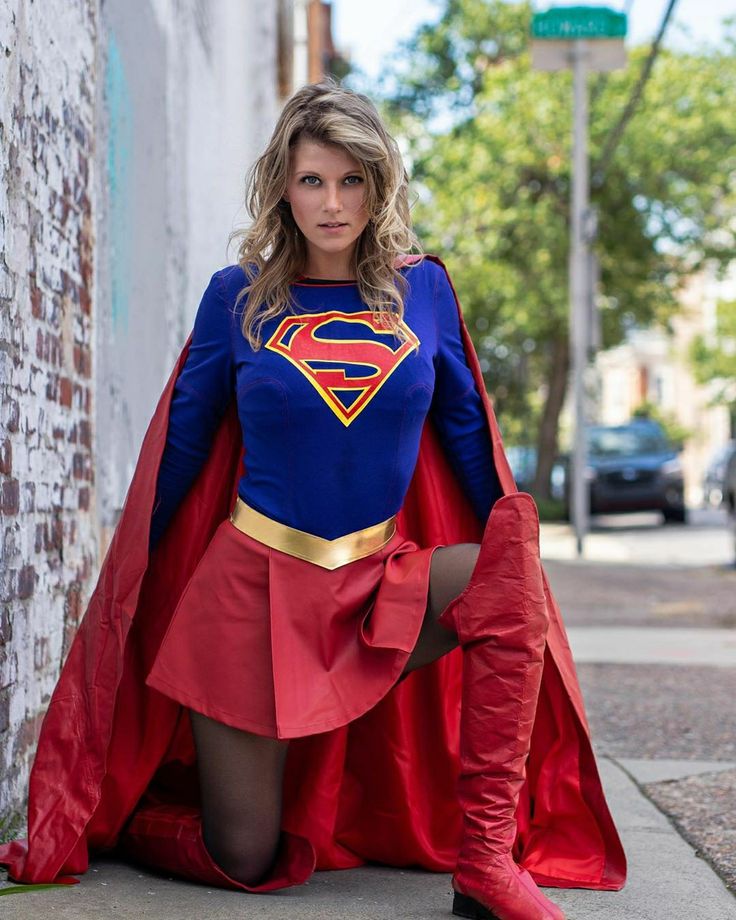 Supergirl Classic Tv Costume Cosplay Supergirl Costume 28296 Hot Sex
