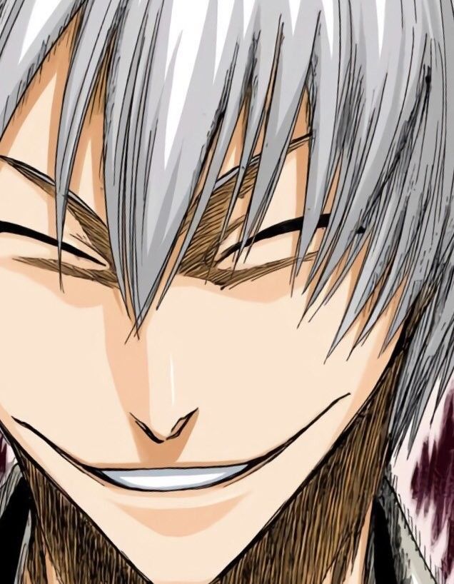 Colorful Manga Icon Of Ichimaru Gin From Bleach
