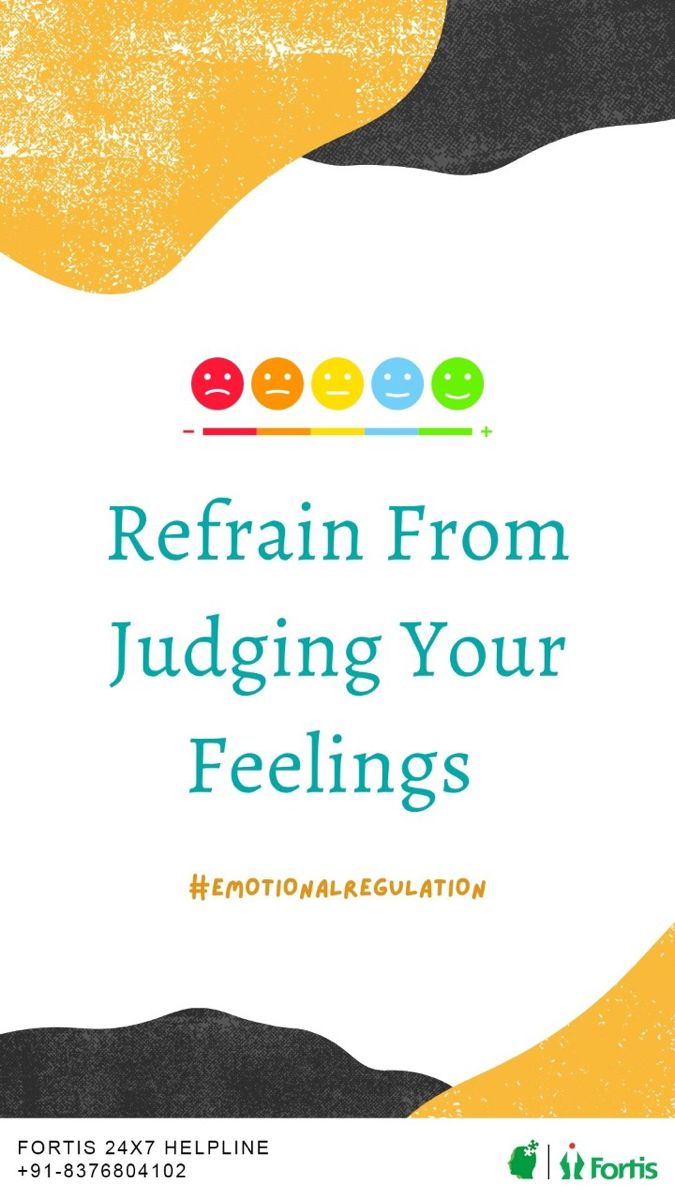 Refrain from judging your feelings | Emotional regulation, Emotional ... Refrain from judging your feelings | Emotional regulation, Emotional ...