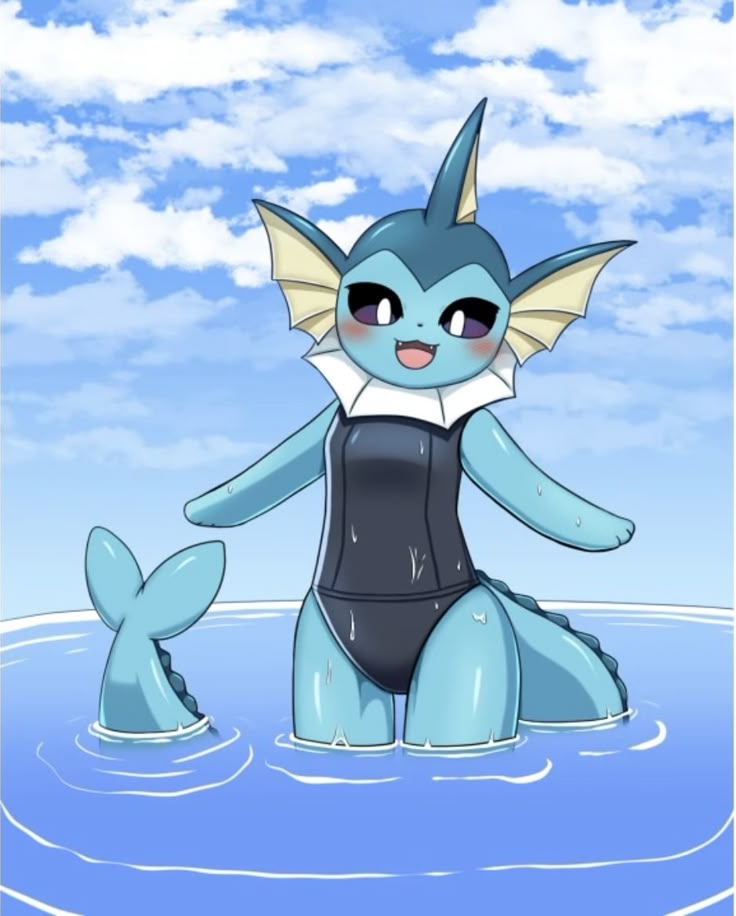 Vaporeons New Swimsuit Cute Pokemon Wallpaper Furry Pics Pokemon Art