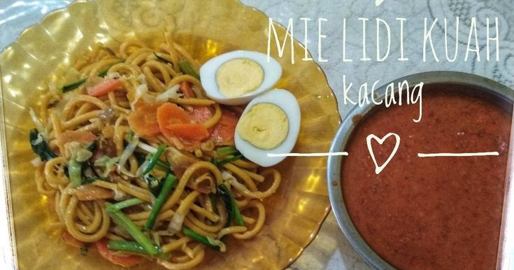 Resep Mie Lidi Kuah Kacang In 2024
