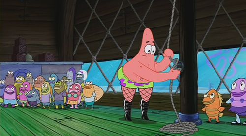 Patrick Star In Heels