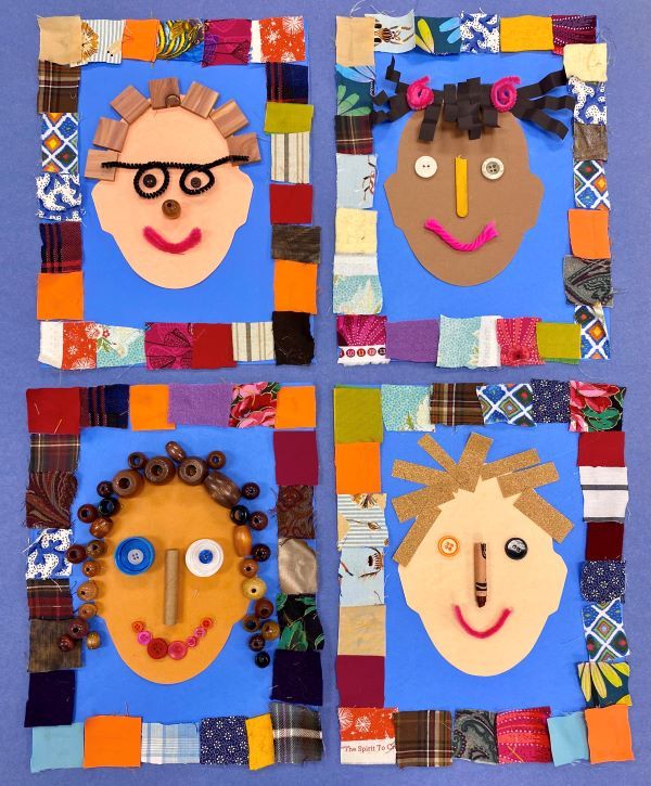 Collage Self-Portrait Art Project - Fantastic Fun & Learning ... Collage Self-Portrait Art Project - Fantastic Fun & Learning ...