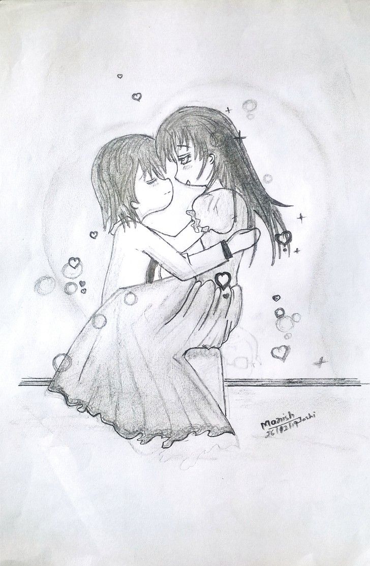 Couple goal 😘 // art by Manish Joshi | Art, Sketches, Male sketch Couple goal 😘 // art by Manish Joshi | Art, Sketches, Male sketch