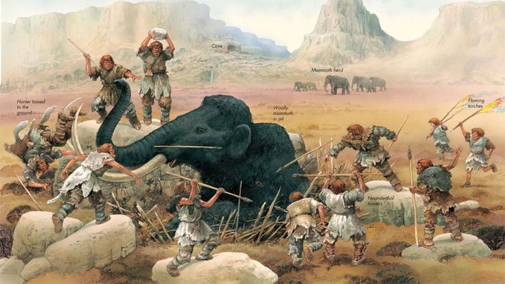 Story Of Humans Q Files Encyclopedia Prehistoric Art Prehistoric World Historical Illustration