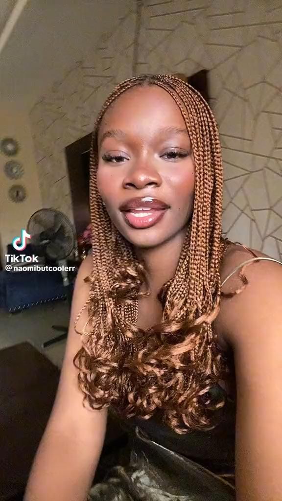 Pin By ♡♡♡ On Pins By You Hairdos For Curly Hair Cute Box Braids Hairstyles Box Braids