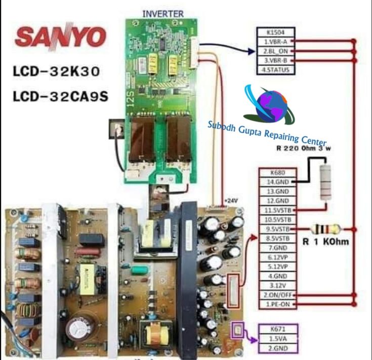 Universal Motherboard Installation in Sanyo LCD TV Universal Motherboard Installation in Sanyo LCD TV