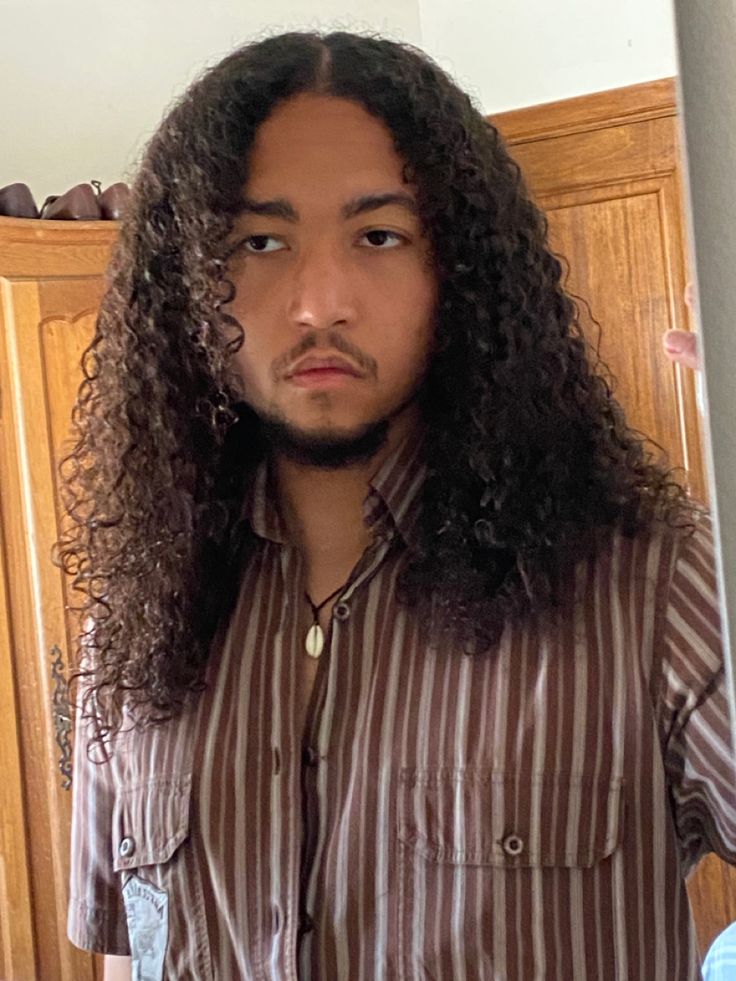 Natural Hair Black Hair Afro Hair Curly Hair Men Big Hair Mustache