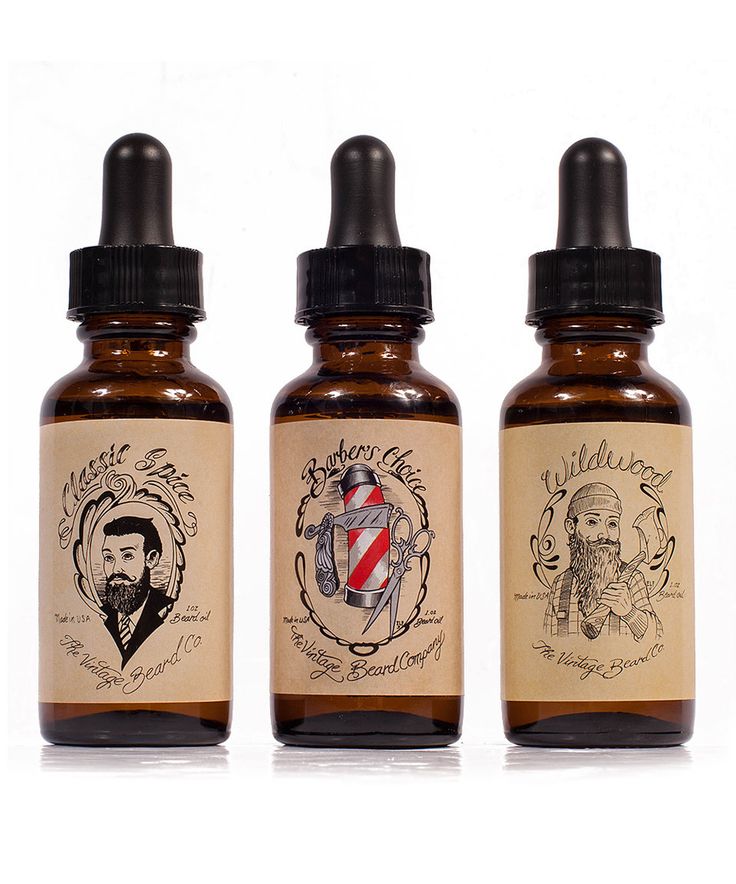 The Vintage Grooming Company The Gentlemans Beard Oil Trio Set