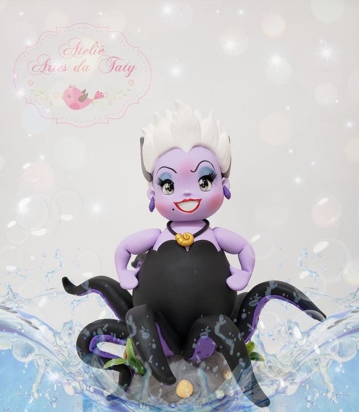 Ursula Pequena Sereia Ursula Pequena Sereia Lembrancinha Pequena Sereia Festa Pequena Sereia