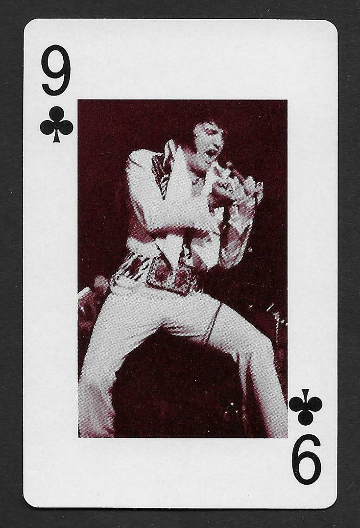 Elvis Presley playing card single swap nine of clubs - 1 card | eBay in ... Elvis Presley playing card single swap nine of clubs - 1 card | eBay in ...
