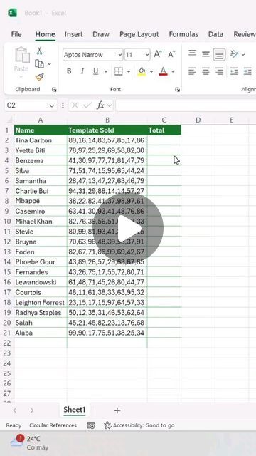 Dataherbert On Instagram How To Sum Comma Separated Values In Excel
