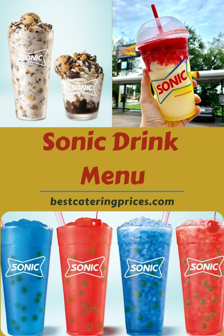 Sonic Drink Menu 2022 Complete Guide With Reviews In 2022 Sonic Drinks Drink Menu Frozen Drinks