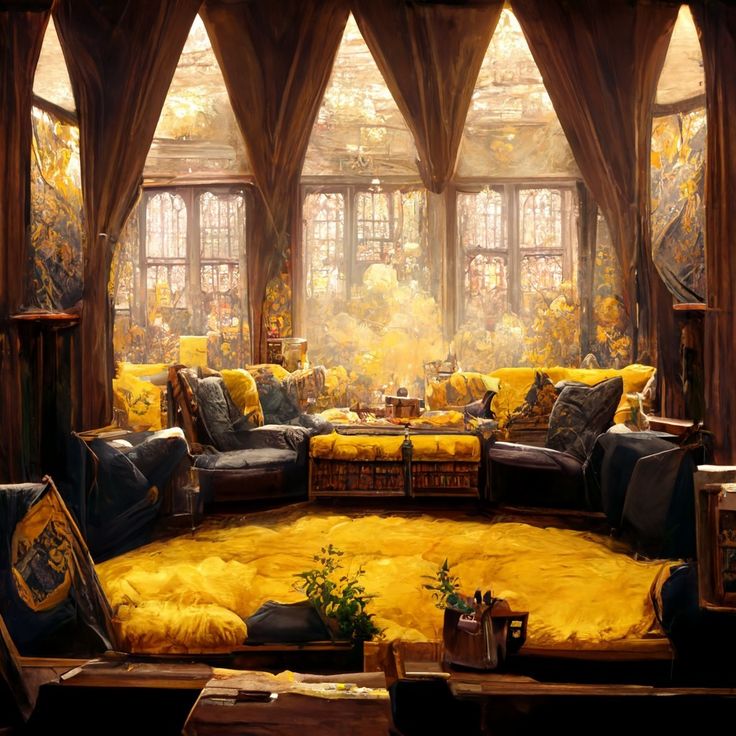 Pin By Fesder On Hp In 2023 Hufflepuff Common Room Hufflepuff