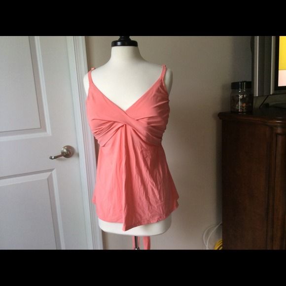 🍑 2 Pc Bathing Suit 🍑 😎 Light Cream Sickle Orange Swim Suit Top Is A Size 16 While The Bottoms