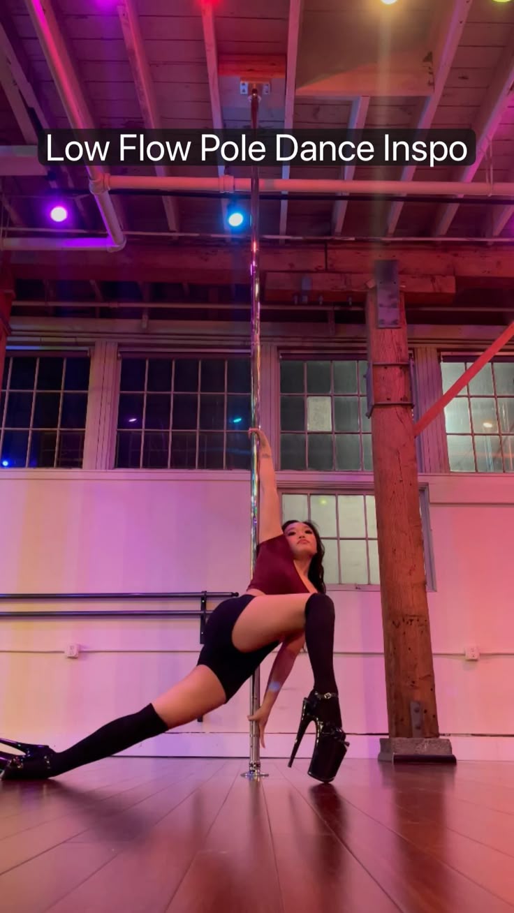 Low Flow 🤍 Heels Pole Dance Inspo To Add To Your Choreosroutines