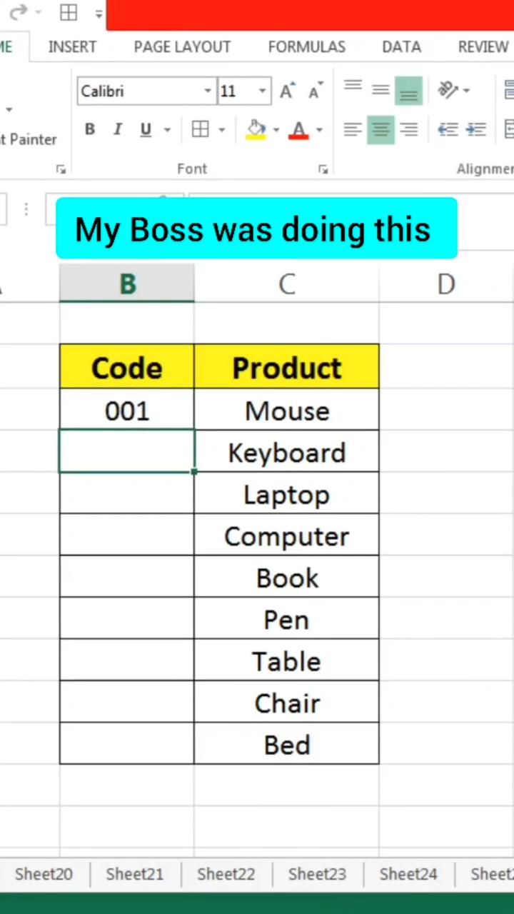 How To Type Product Code In Excel Excel Tips And Tricks Aditya Yadav Excel Expert In 2024