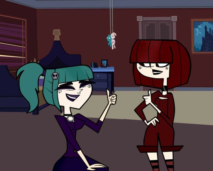 Gwen And Crimson In 2024 Total Drama Island Drama Series Drama