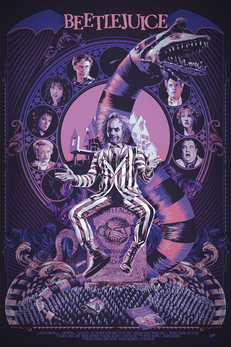Pin On Beetlejuice 1988 Beetlejuice Beetlejuice Movie Horror Artwork