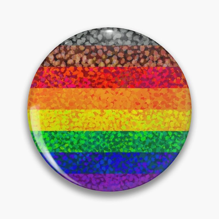 Philly Rainbow Pride Flag Seurat Inspired Pin For Sale By Rachael