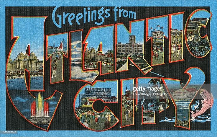 Vintage Large Letter Postcard Illustration With A Black Background Postcard Vintage Large