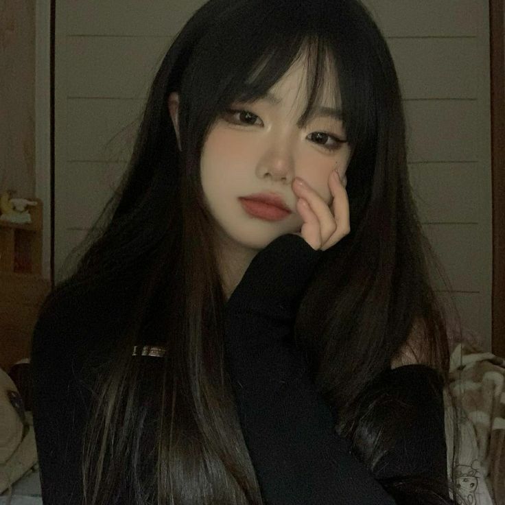Pin By Chây Lan On Xiao Pangjuu Japanese Face Hair Inspiration Long Cute Makeup Looks