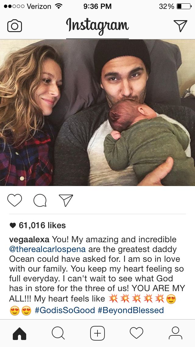 Alexa & Carlos PenaVega and son, Ocean | Alexa vega, Dancing with the ... Alexa & Carlos PenaVega and son, Ocean | Alexa vega, Dancing with the ...
