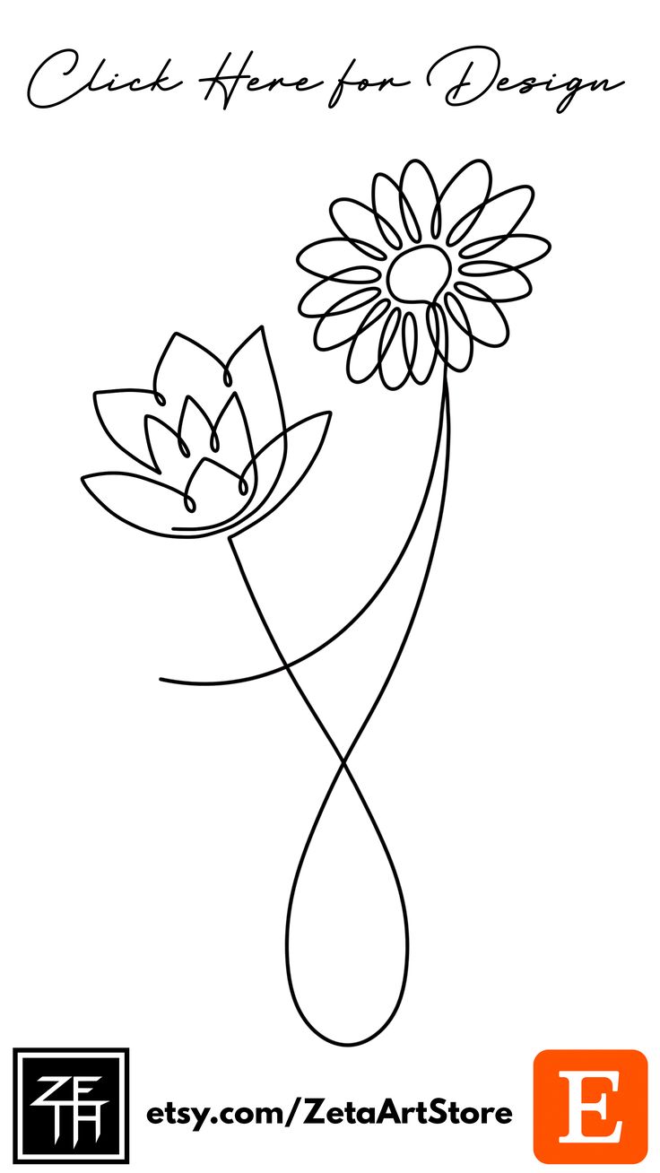 Birth Flower Tattoo Design Hugging Line Art Birth Flowers Mom And Son