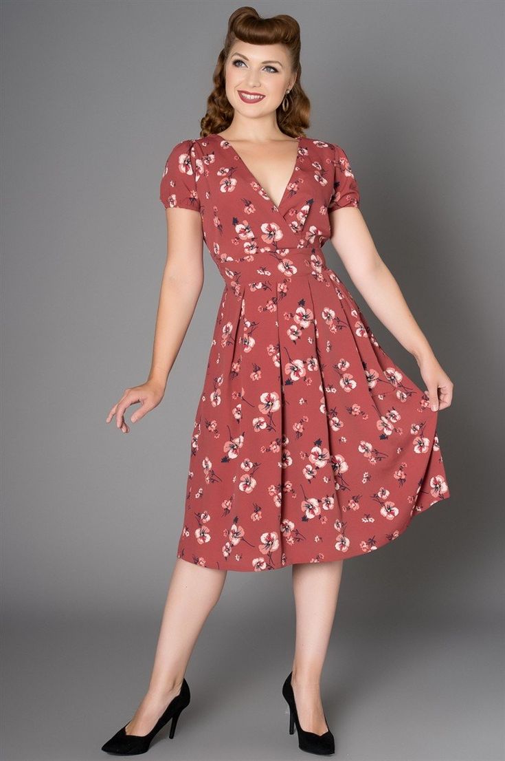 Plus Size Retro Dresses 50s 60s 70s 80s 90s Retro Dress Vintage