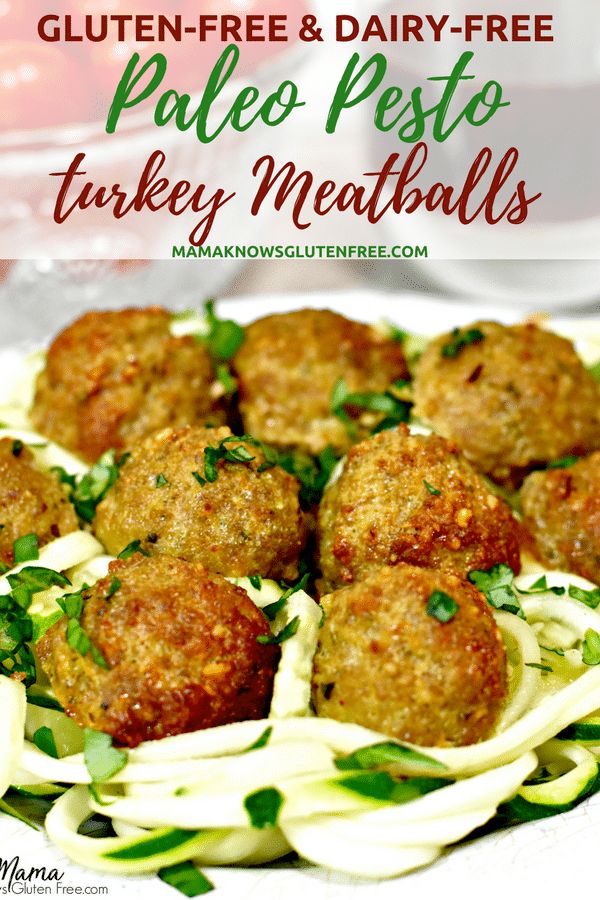 Paleo Pesto Turkey Meatballs Are So Tender And Juicy They Are Bursting