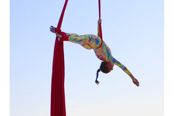 Elisa Waldner Telas Aéreas Circo Aéreo Tela Aerea Telas Danza Aerea