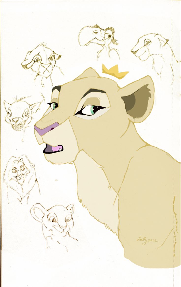 Queen Nala In 2022 Lion King Sketches Character