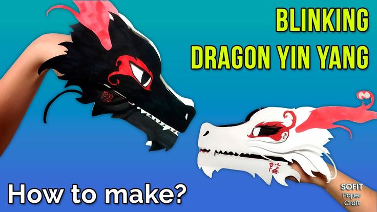 How to make a BLINKING DRAGON YIN YANG out of paper on hand. DIY Sofit ... How to make a BLINKING DRAGON YIN YANG out of paper on hand. DIY Sofit ...