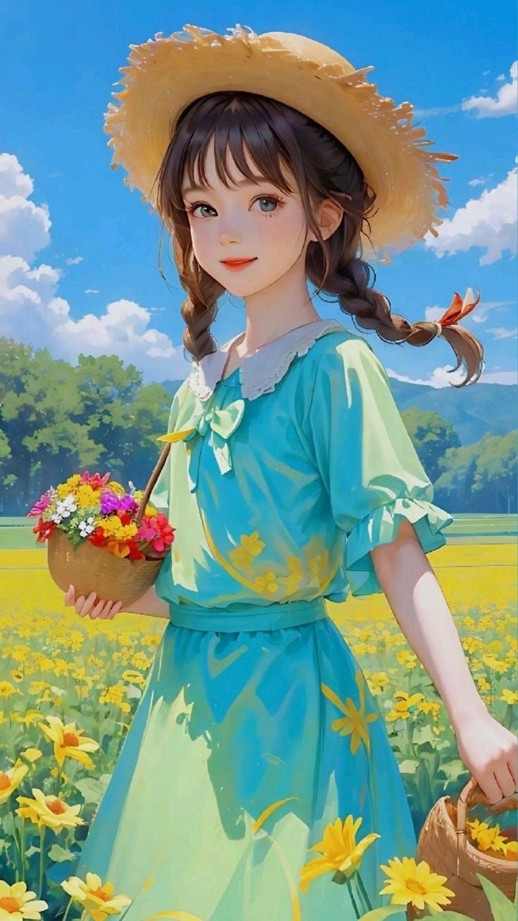 Cute Anime Girl ️ Cute Girl Illustration Anime Girl Kawaii Anime Girl