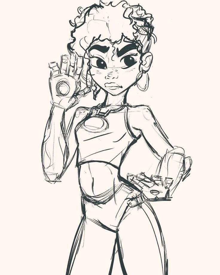 Sketching Out Riri Ironheart Ririwilliams Ironman Invincibleironman Inktober Inktober2017