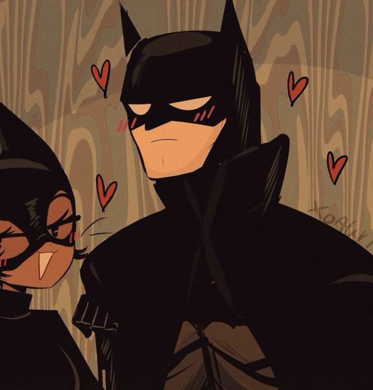 Pin By Prǝscotth On 🧇 ᜔ ʾ ᩠ 𝐂o𝘶𝗽l𝐞𝘴 ˖ 𝆬 ˳ Cartoon Profile Pics Batman And Catwoman Cute