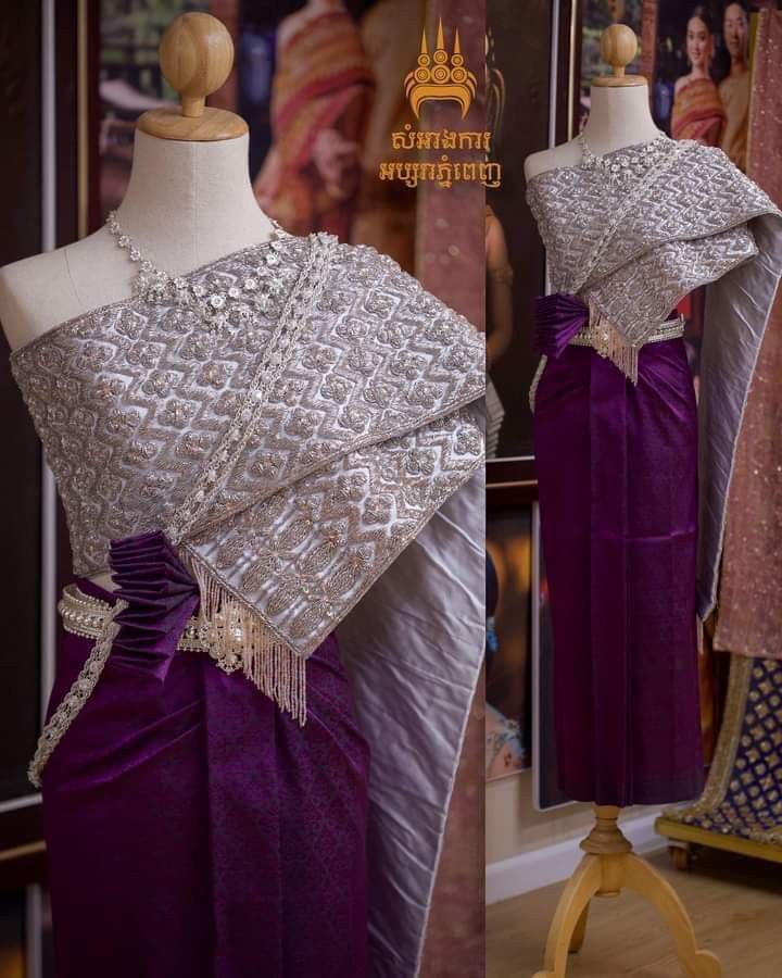 ឈុតខ្មែរ,Khmer traditional dress Khmer Sbai 🇰🇭💖🇰🇭 ឈុតខ្មែរ,Khmer traditional dress Khmer Sbai 🇰🇭💖🇰🇭