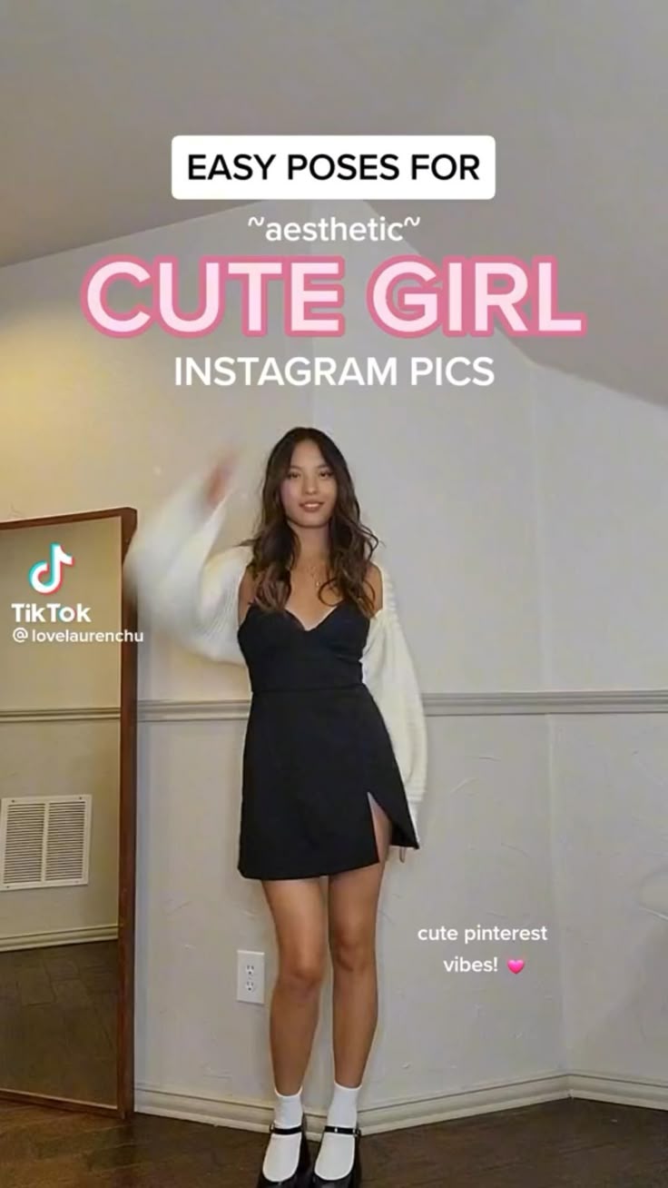 Easy Poses For Instagram Pictures Poses Instagram Cute Girl Aesthetic Fashion Poses