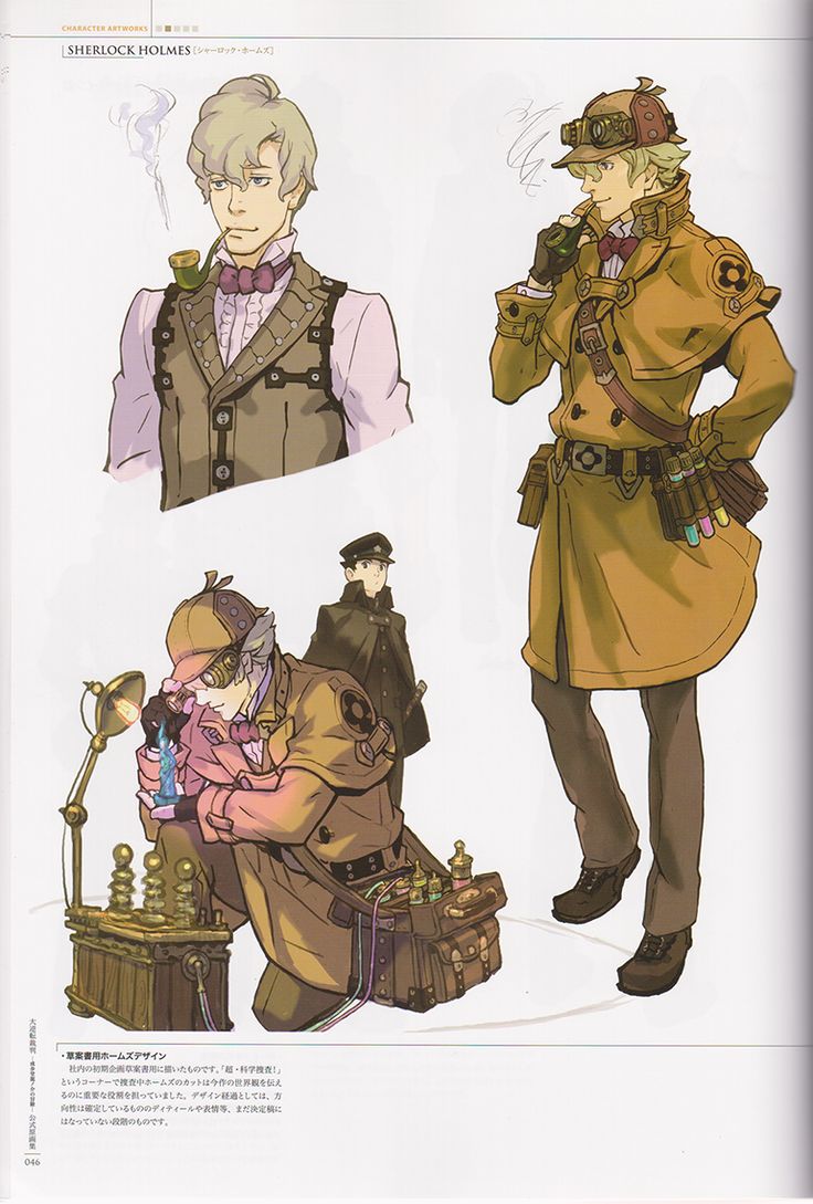 Herlock Sholmes Image Gallery Character Design Dnd Characters Ace