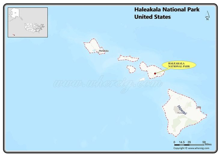 Haleakala National Park Map Haleakala National Park Map