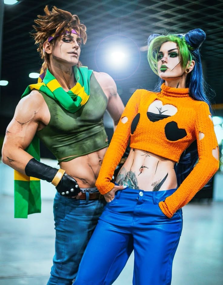 Joseph And Joline Jojos Bizarre Adventure Cosplay Jojo Fashion Jojo Bizzare Adventure Jojo